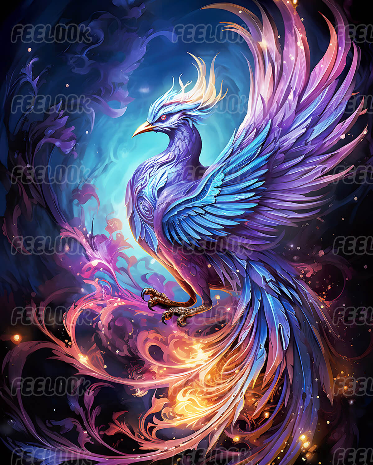 Diamond Painting Kit Phoenix - FEELOOK Art – Feelook Art